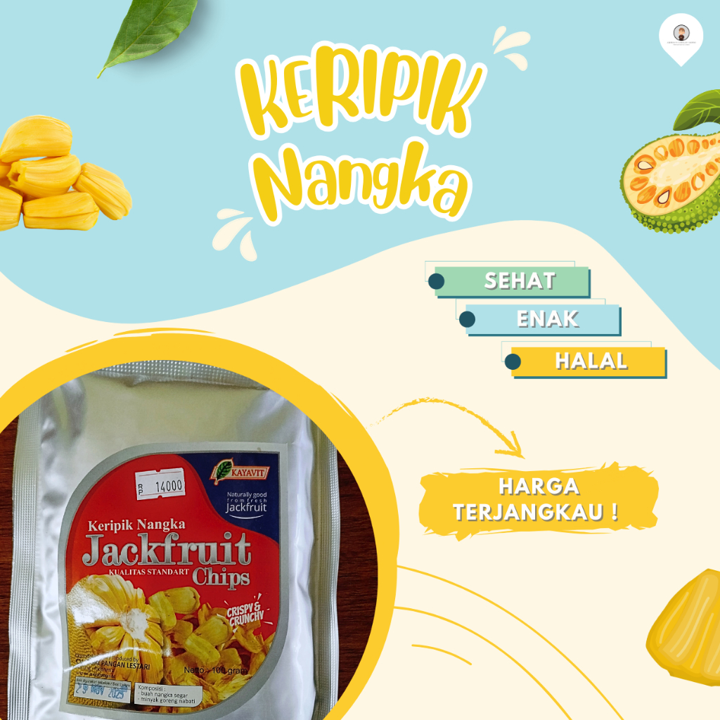 Jual Keripik Nangka Kemasan / Kripik Buah Nangka 100 Gram - Ampiran ...