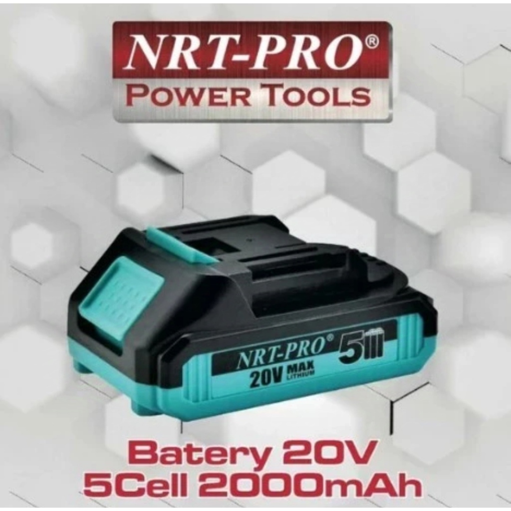 Jual Baterai NRT Pro 20V - Charger ORI Nrt 20V - baterai cas Nrt ...