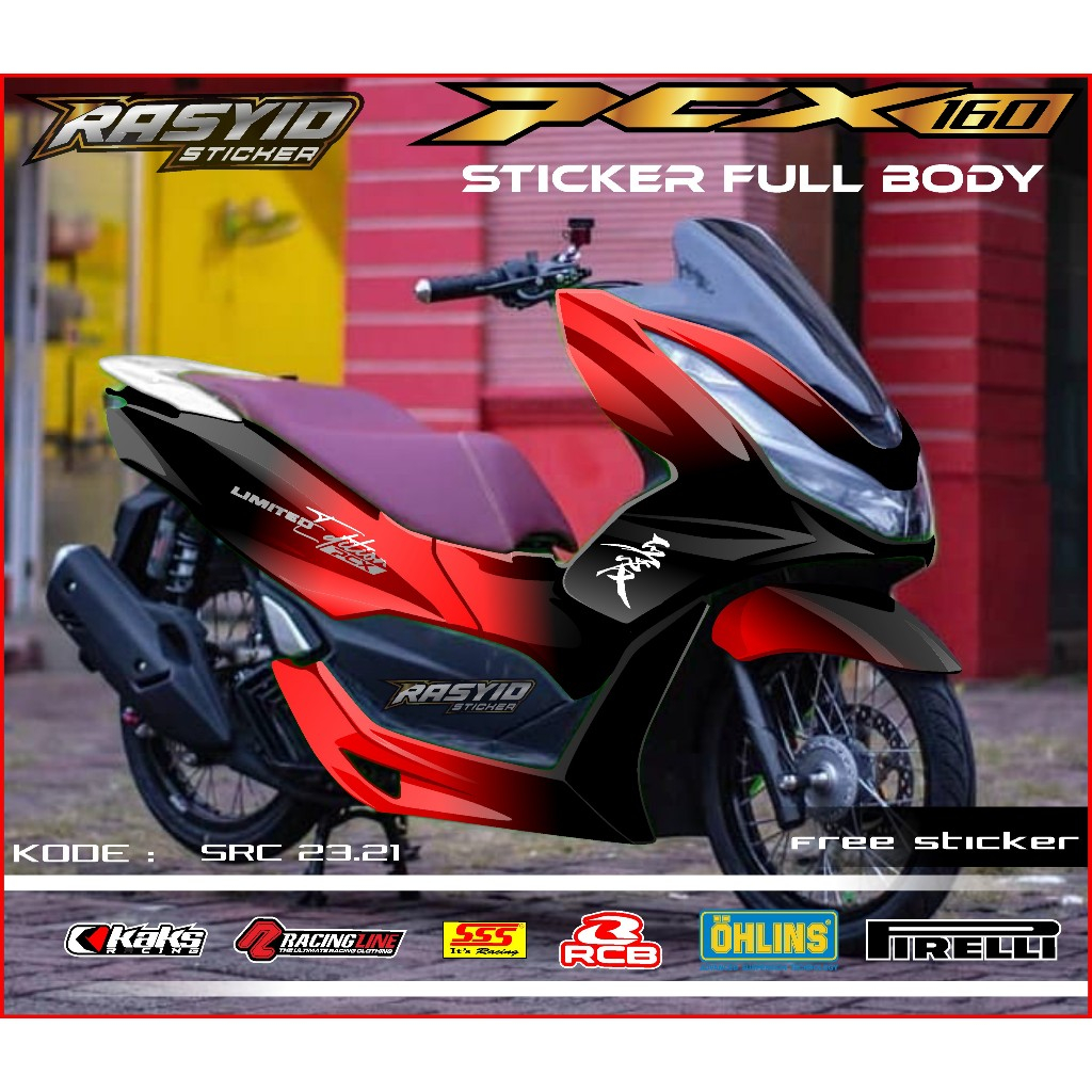 Jual COD Sticker Decal Full body Honda PCX 160 2020 2021 2022 2023 2024 ...