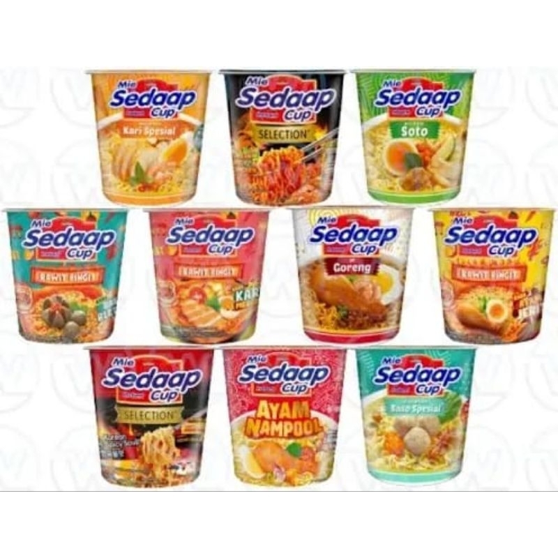 Jual MIE SEDAAP CUP BERBAGAI VARIAN RASA | Shopee Indonesia