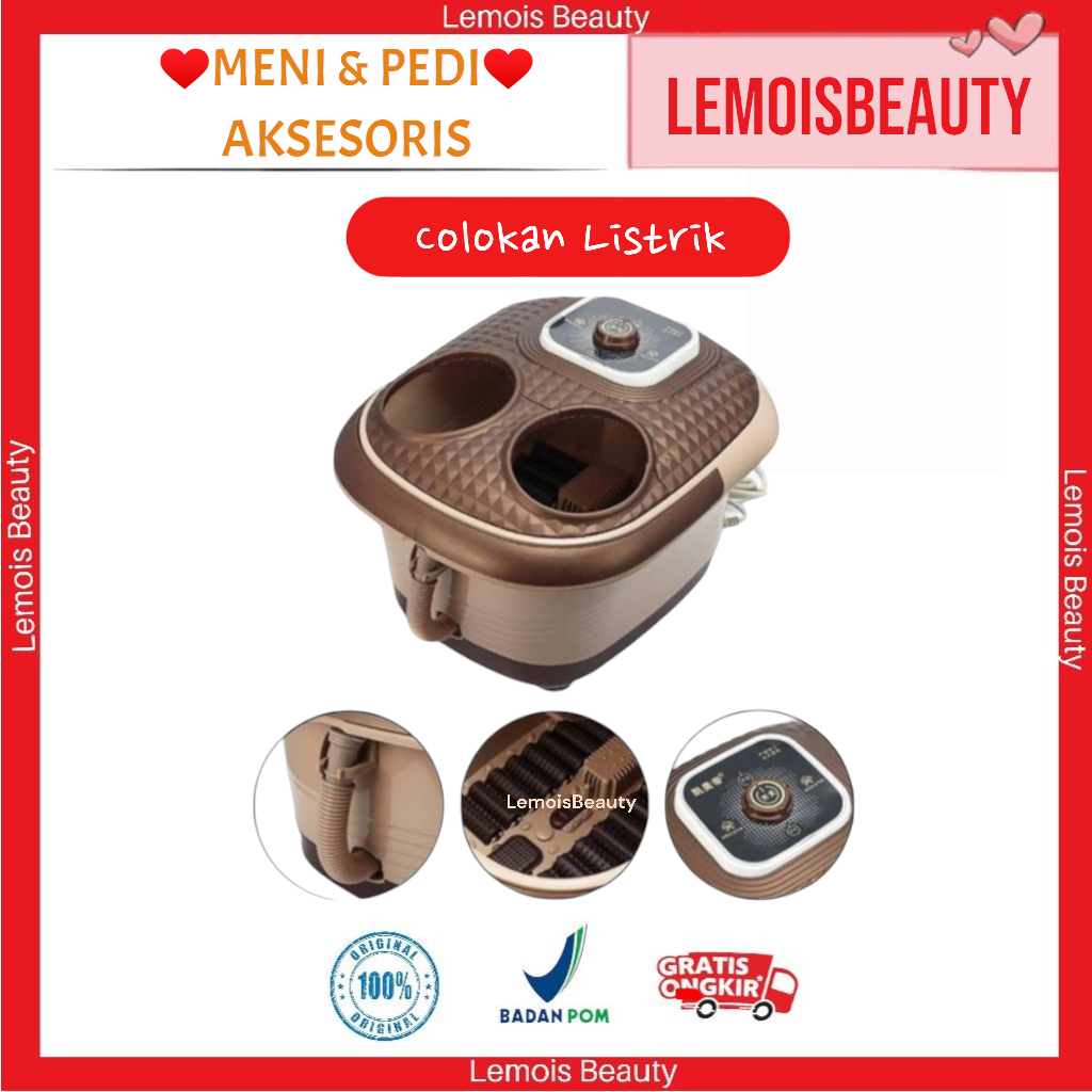 Jual LemoisBeauty- Onsen Foot Spa Massage Ember Baskom Pijat Rendam Air ...
