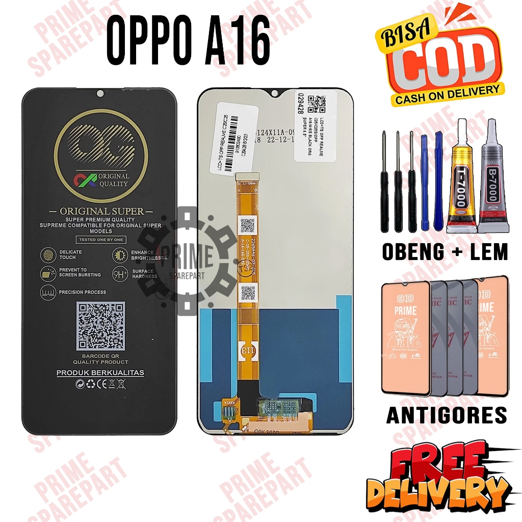 Jual Lcd OPPO A16 Original Oem Lcd Touchscreen OPPO A16 Fullset | Shopee Indonesia