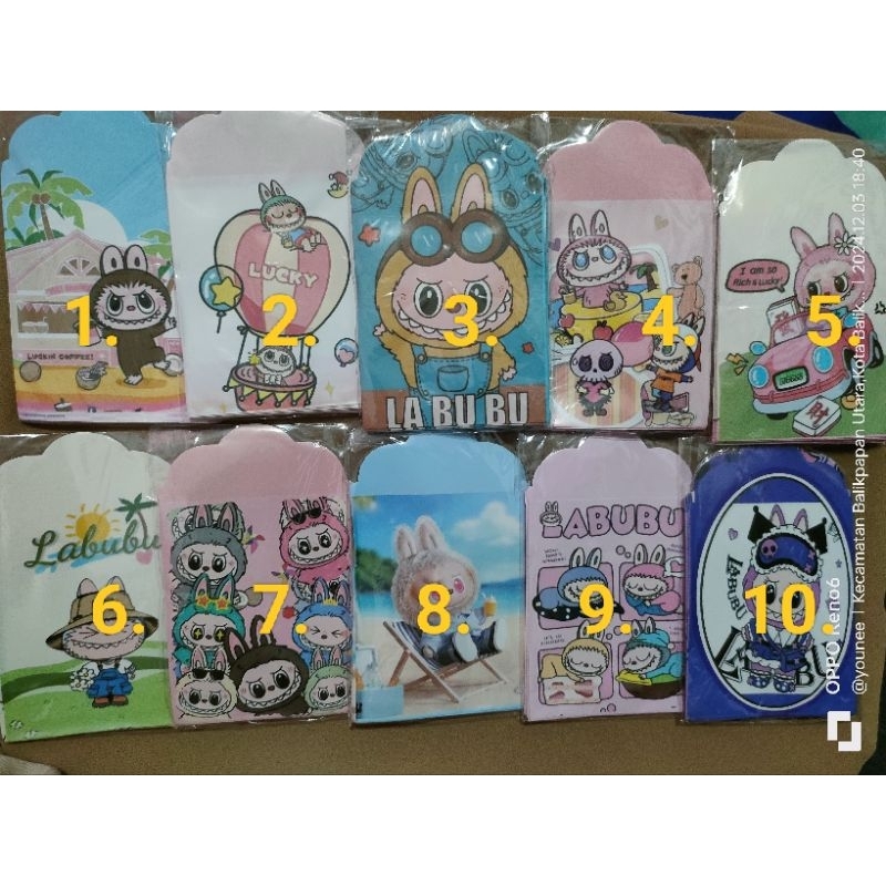 Jual Amplop Lebaran Labubu glossy | Shopee Indonesia