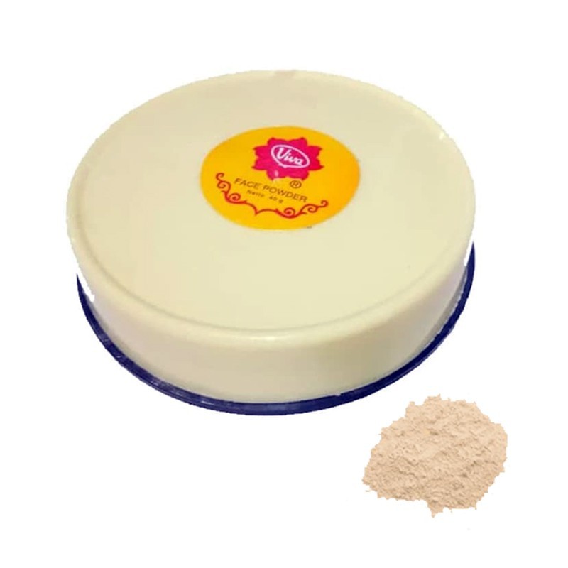 Jual Viva Face Powder 40 gr Natural (4) | Bedak Tabur | Shopee Indonesia