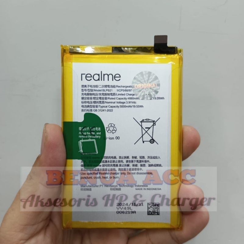 Jual Baterai Realme C61 / Note 60X ( BLPB21 ) | Shopee Indonesia