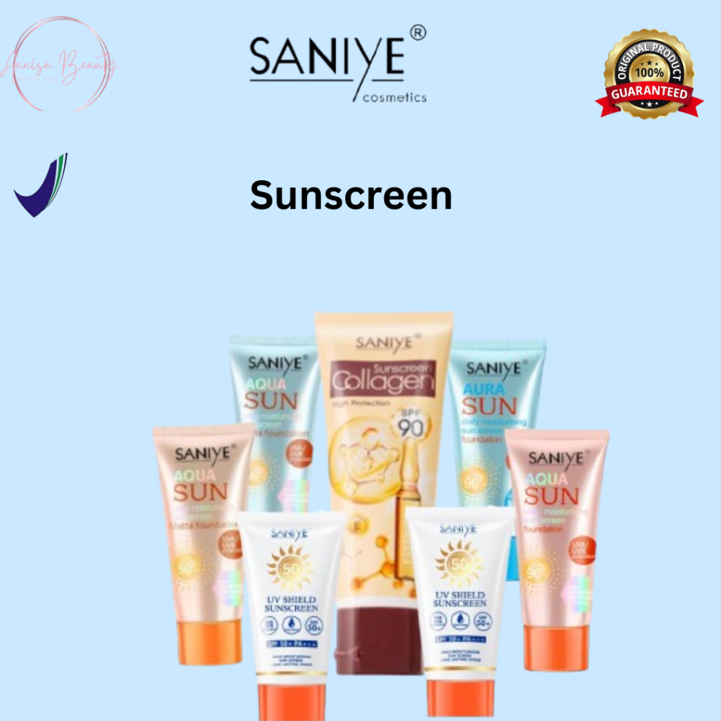 Jual SANIYE AQUASUN Daily Moisturizing Sunscreen | Sunscreen Collagen ...
