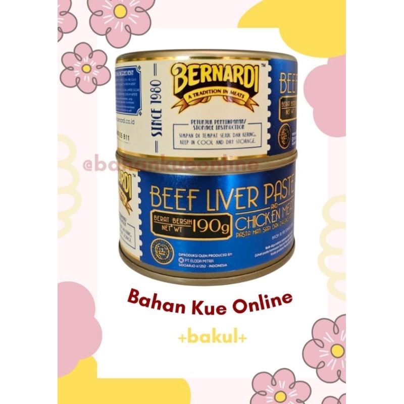 Jual Beef liver paste Bernadi 190gr | Shopee Indonesia