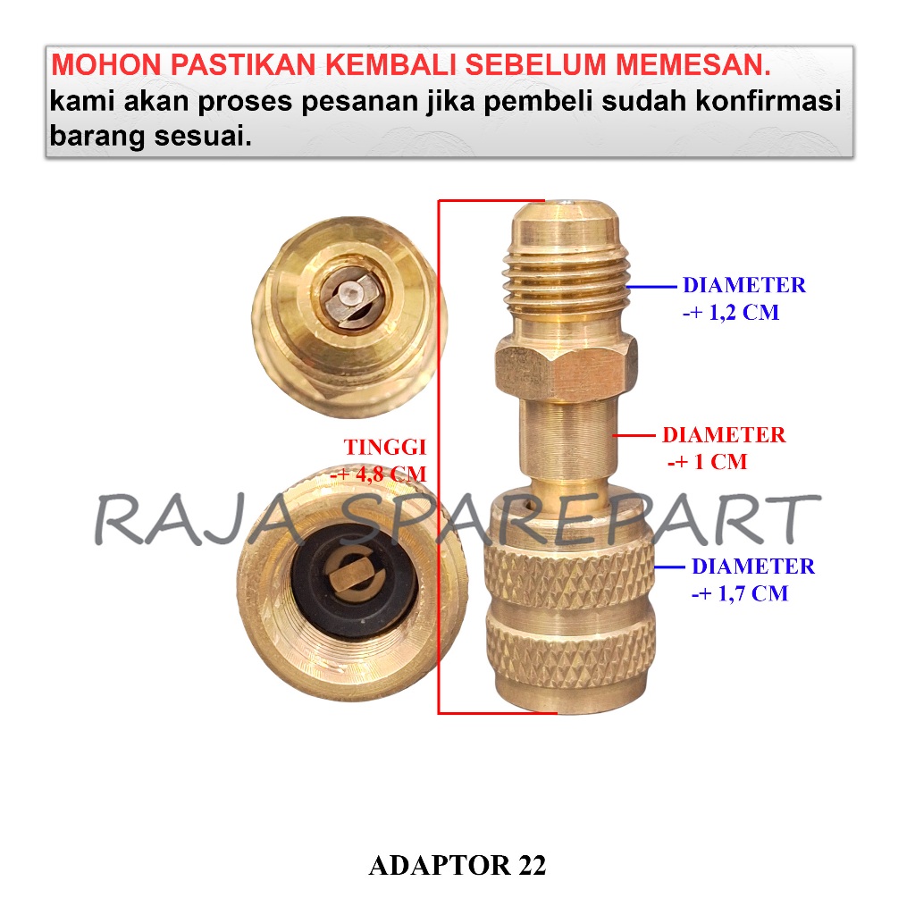Jual A22 Adaptor AC / Switch Connector R22 / Adaptor Converter dari ...