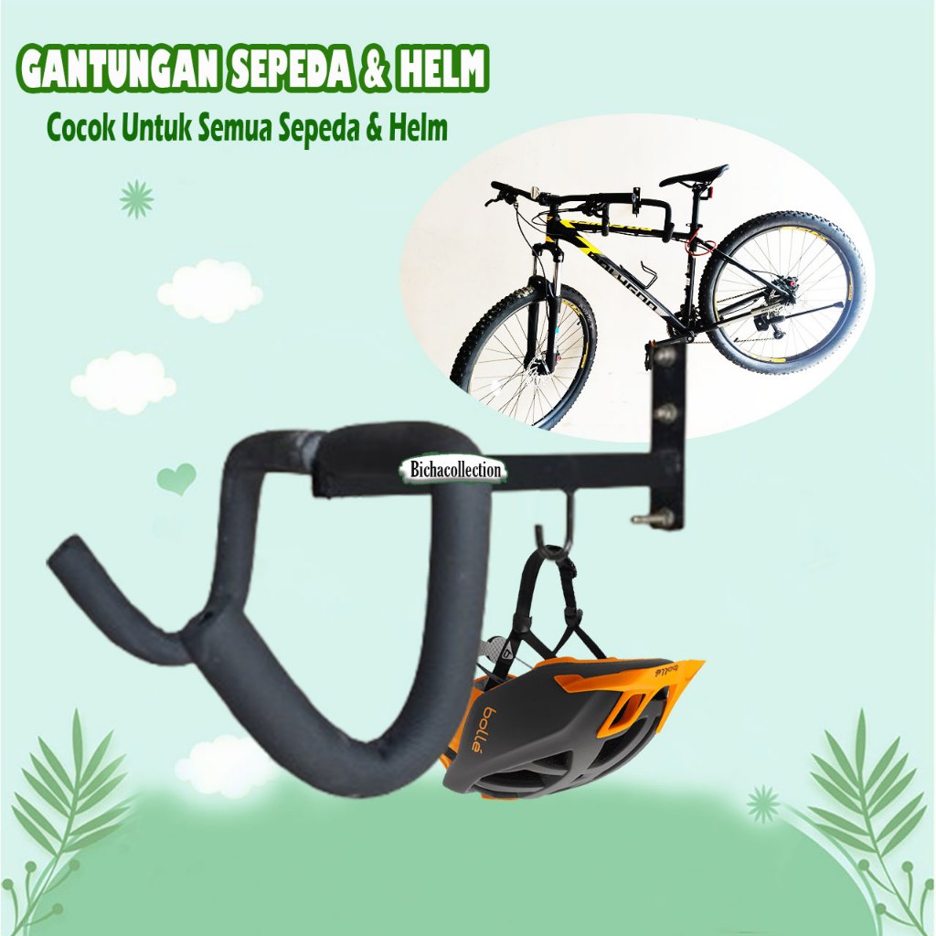 Jual Bichacollection Rak Sepeda Dinding Garasi dengan Gantungan yang ...