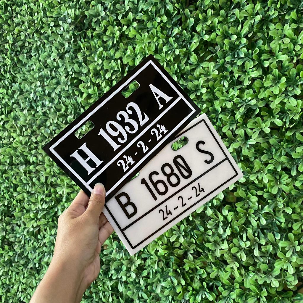 Jual Plat Nomor Sepeda Listrik Akrilik Custom | Shopee Indonesia