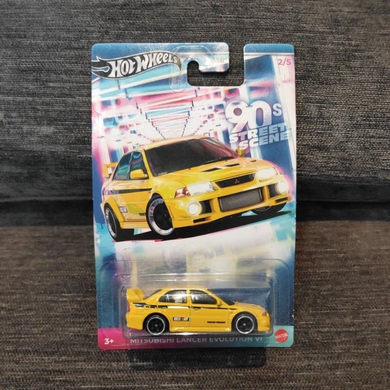 Jual hotwheels 90s Street Mitsubishi Lancer Evo Kuning | Shopee Indonesia