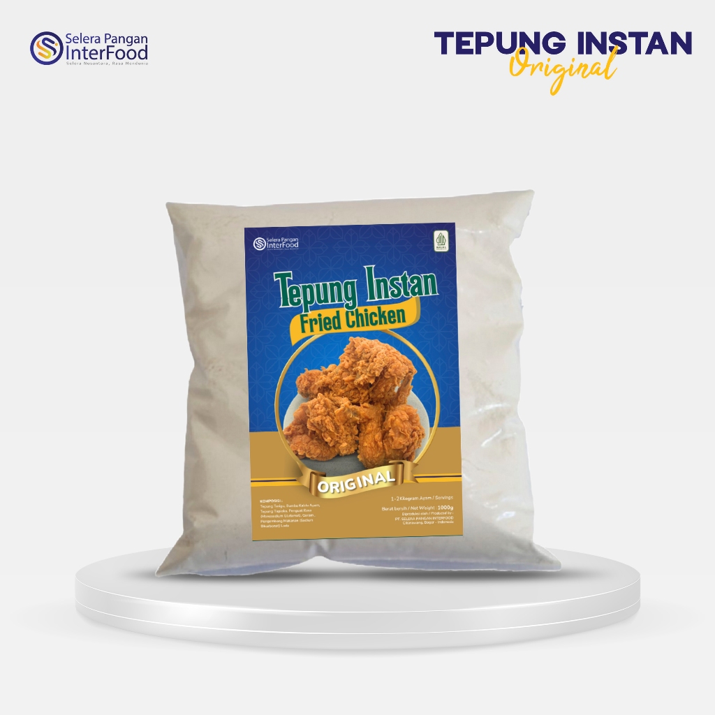 Jual Selera Pangan Interfood Tepung Bumbu Fried Chicken rasa Original ...
