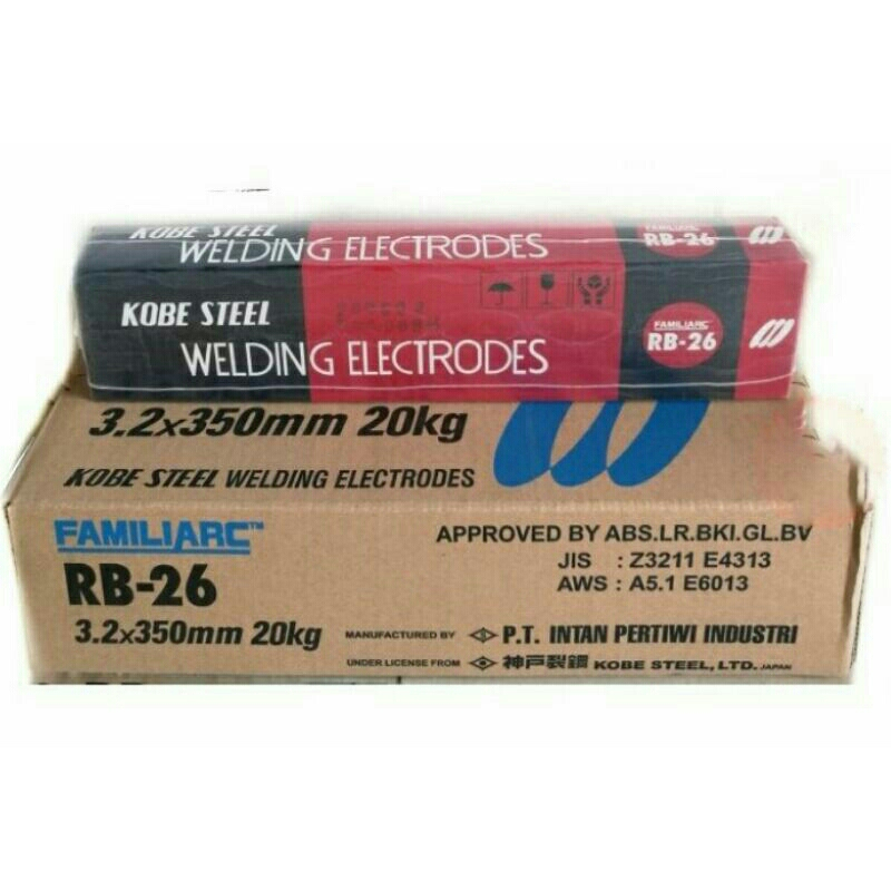Jual Kawat Las KOBELCO RB26 2.6mm (5Kg) | Shopee Indonesia