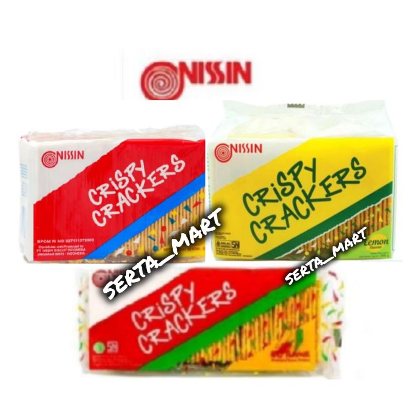 Jual Nissin Crispy Crackers Original 250gr / Spicy 140gr - Biskuit ...