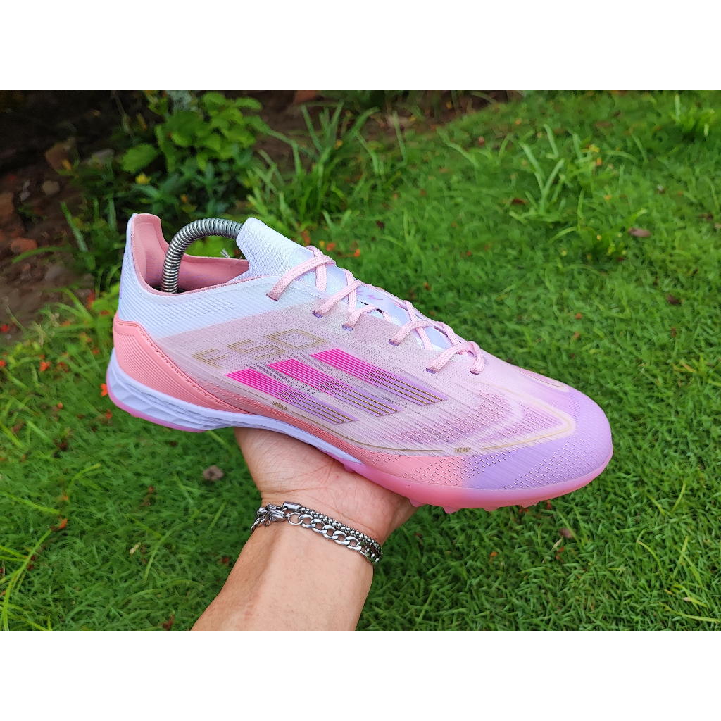 Jual Sepatu Futsal Adidas F50 Lamine Yamal Elite Turf - Clear Pink ...