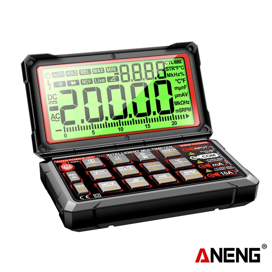 Jual Aneng 623 Auto Repair Multimeter 20000 Counts Digital AC/DC ...
