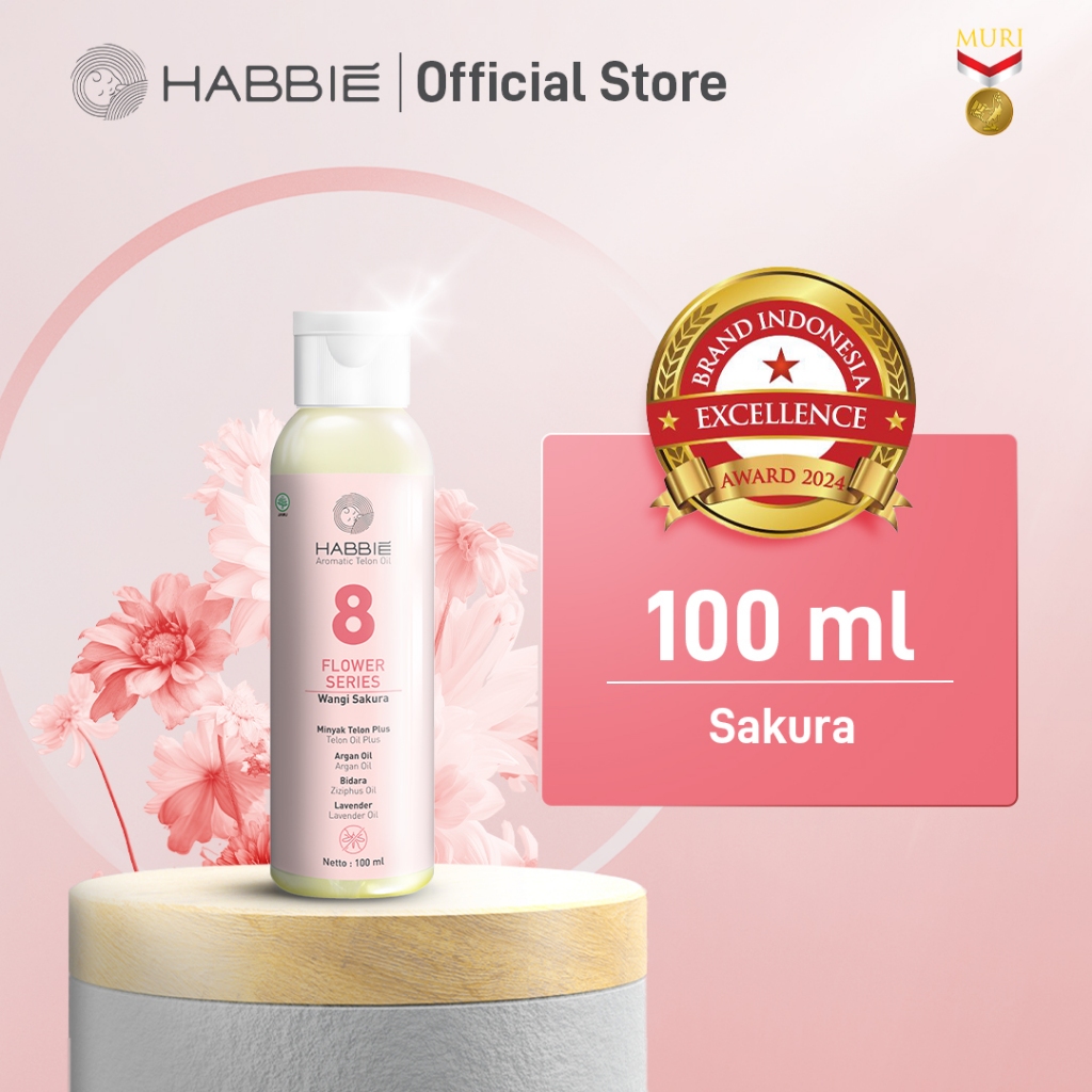 Jual Habbie Aromatic Minyak Telon 08. Sakura 100ml | Shopee Indonesia