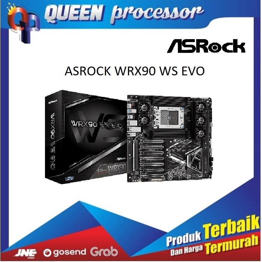 Jual MOTHERBOARD ASROCK WRX90 WS EVO ( sTR5 / WRX90 / DDR5 ) | Shopee Indonesia