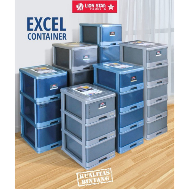 Jual Excel Container ( Susun 5 4 3 ) M5 Lion Star XC-16 , XL-9 , XL-2 ...