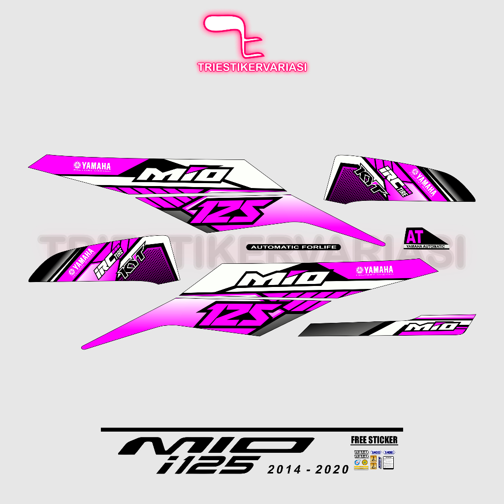 Jual STIKER STRIPING MIO i125 - MIO M3 2014 - 2020 GRAFIS VARIASI 024 ...