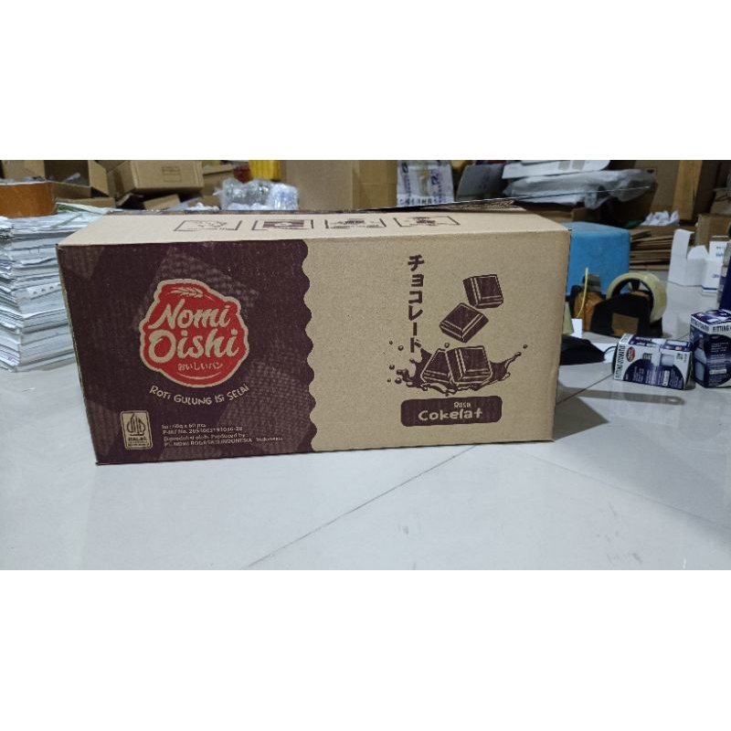 Jual Kardus bekas roti Nomi Oishi ukuran 30x48x22cm | Shopee Indonesia