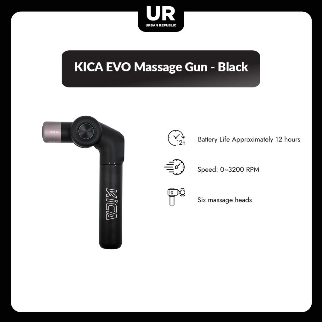 Jual KICA EVO Massage Gun - Black | Shopee Indonesia