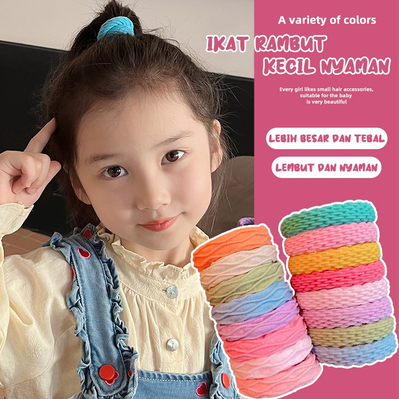 Jual ROVEDCITY Ikat Rambut Anak Perempuan Berwarna Ikat Rambut Ponytail ...