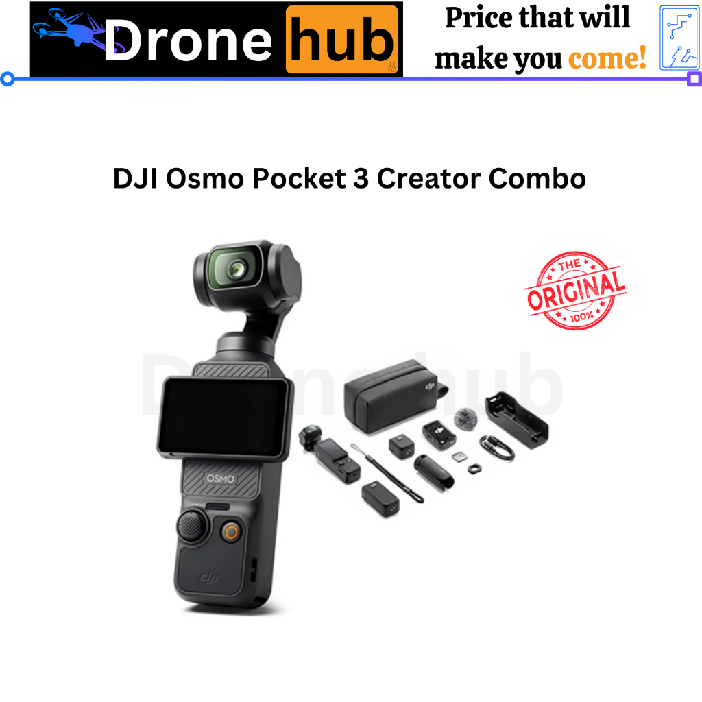 Jual DJI Osmo Pocket 3 Creator Combo - Pocket Gimbal Camera | Shopee Indonesia