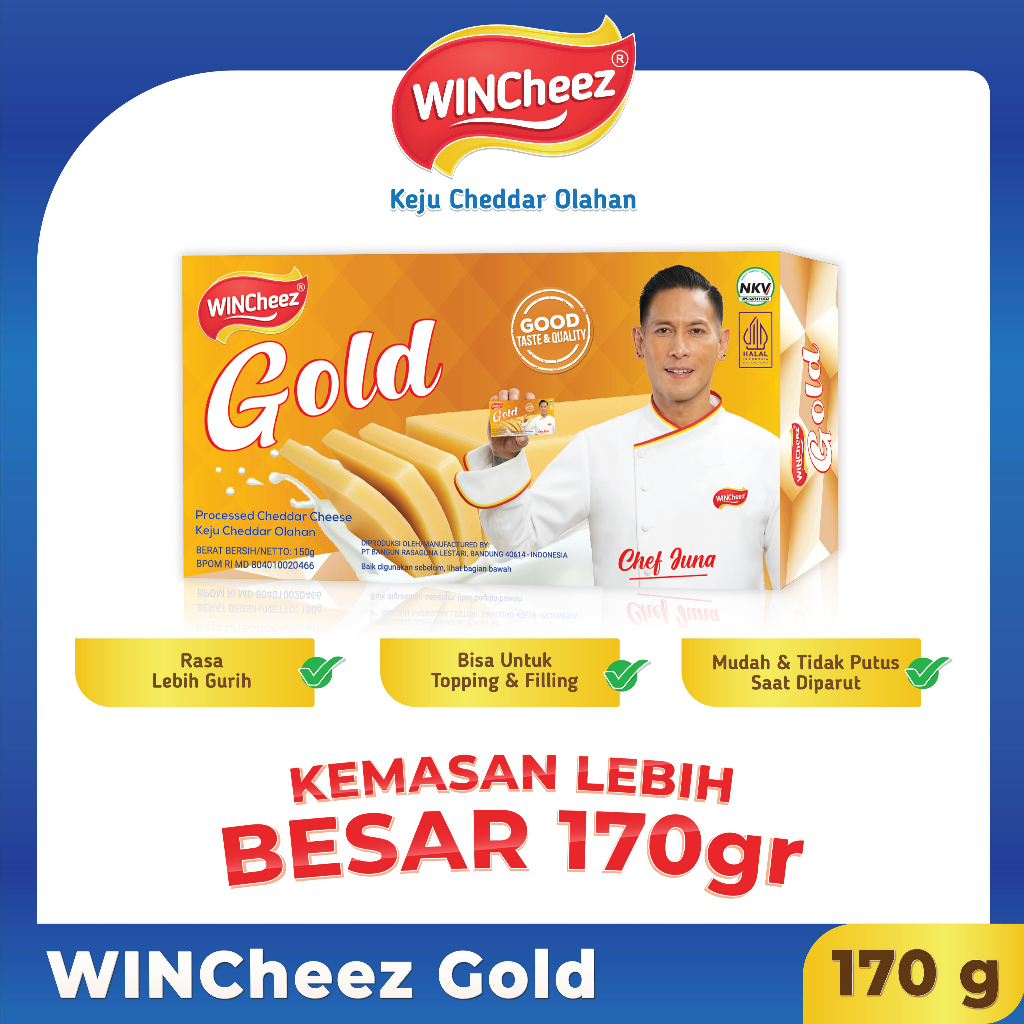 Jual IS WINCheez Keju GOLD 170 Gram | Shopee Indonesia