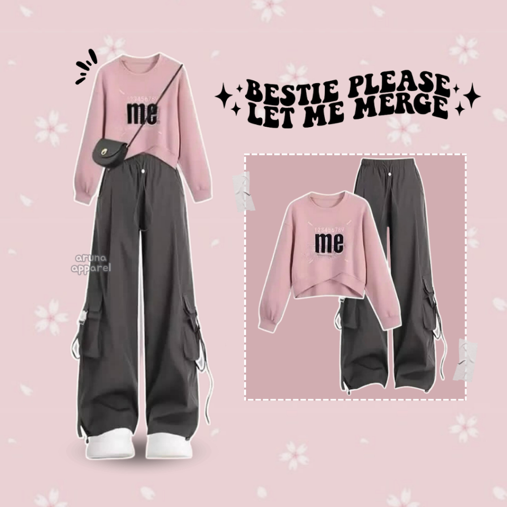 Jual 2in1 One Set Kekinian Outfit Ulzzang OOTD One Set Terbaru Set ...