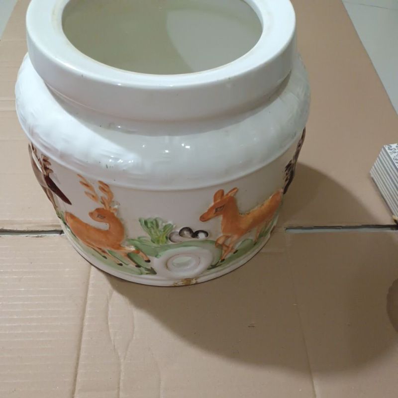 Jual guci air trisensa motif embos aneka gambar | Shopee Indonesia