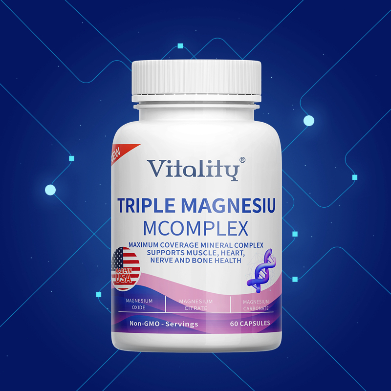 Jual Triple Magnesium, 700 Mg, Mendukung Kesehatan Tulang, Otot, Tidur ...