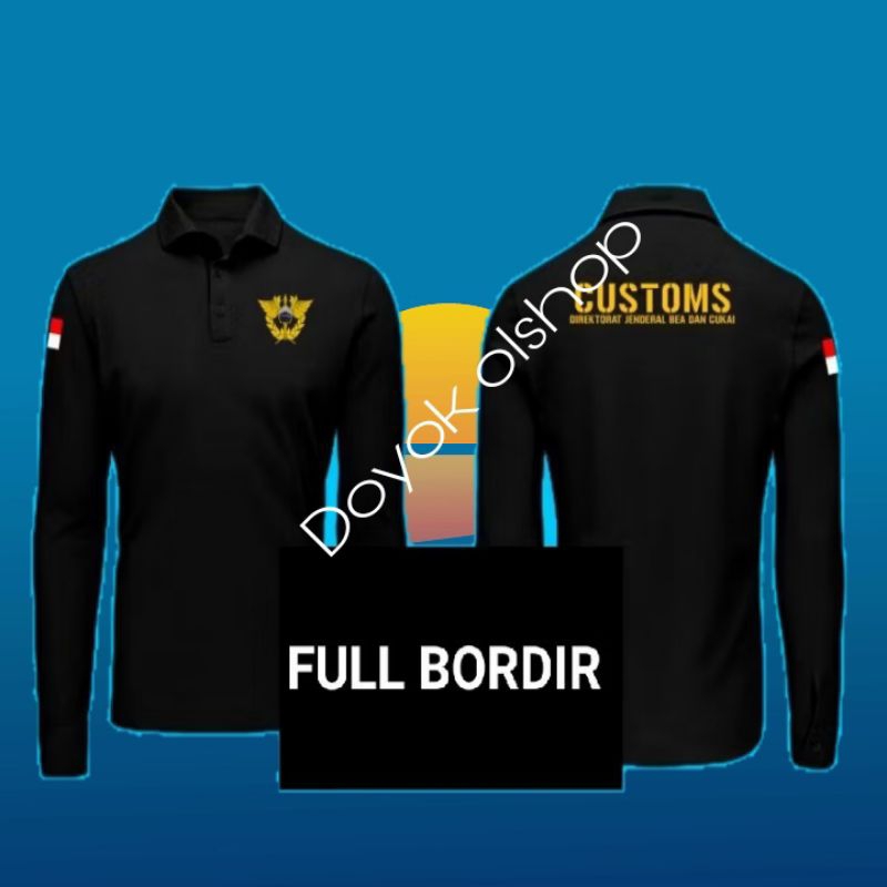 Jual kaos bea cukai seragam bea cukai baju bea cukai lakos katun bea ...