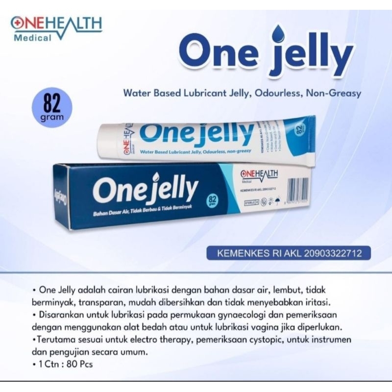 Jual One Jelly 82gr Onehealth Gel Lubricant Catheter Cairan Pasang ...