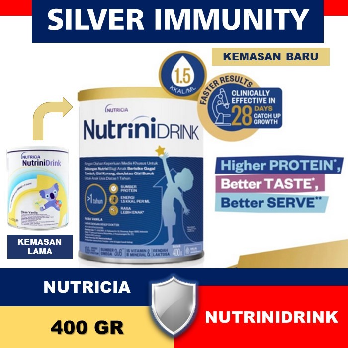 Jual NUTRINI DRINK POWDER 400 GRAM [ SUSU BUBUK NUTRINIDRINK VANILA 0 ...