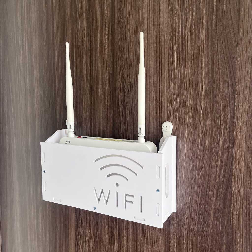 Jual Rak Gantung Wifi Tempat Wifi Router Dekorasi Dinding Minimalis ...