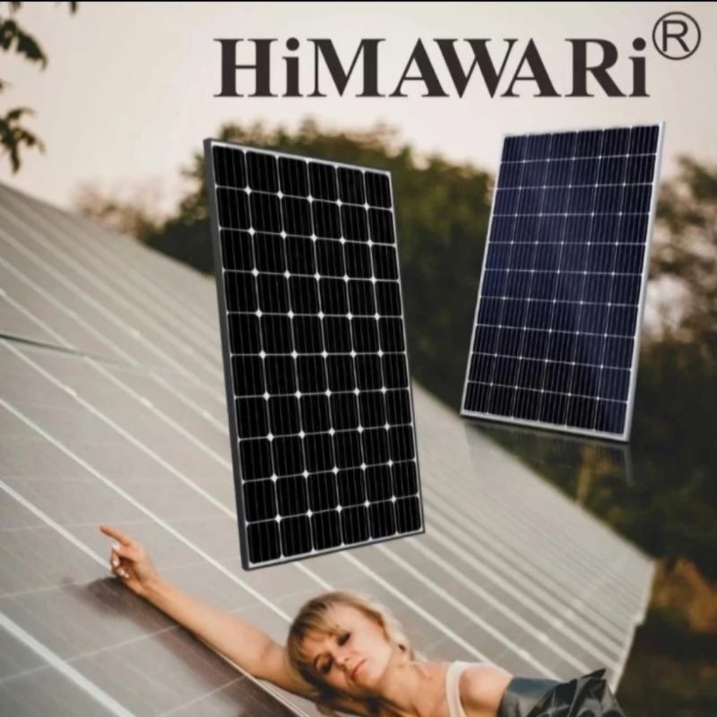 Jual Papan Solar Panel Tenaga Surya 100 WP Mono Himawari | Shopee Indonesia