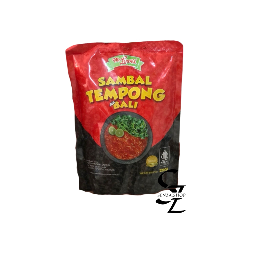 Jual McLewis Sambal Tempong ala Bali 200 gr / Mc Lewis Sambel Kemasan ...