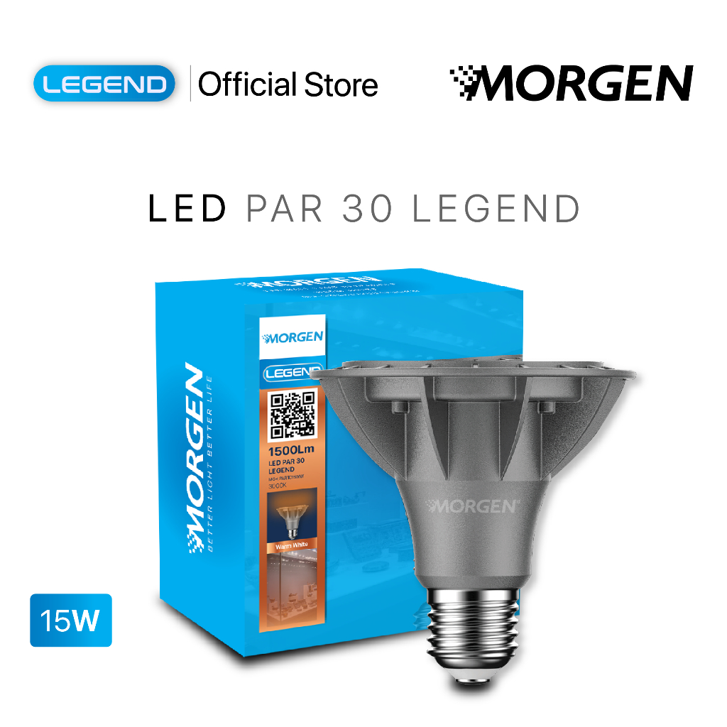 Jual Morgen LED PAR 30 Legend Series - Lampu Sorot Toko Putih / Kuning ...
