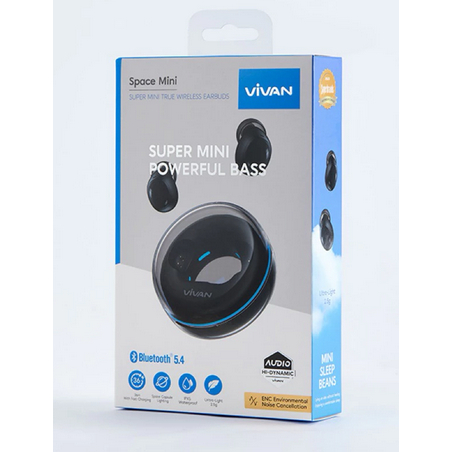 Jual Vivan Headset Bluetooth Tws Space Mini Tws, Sleap Beans Bluetooth ...