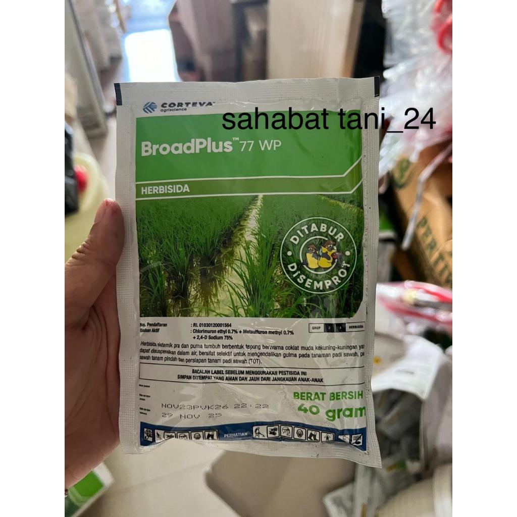Jual Herbisida pratumbuh BROAD PLUS 77wp 40 gram dari corteva pengganti ...