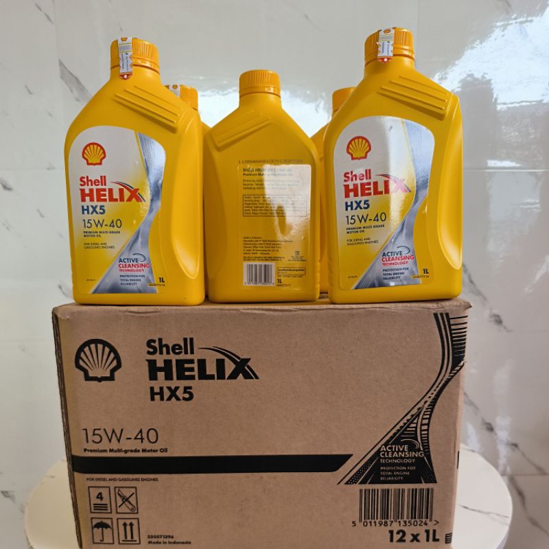 Jual Oli Shell Helix Hx5 1l perdust | Shopee Indonesia