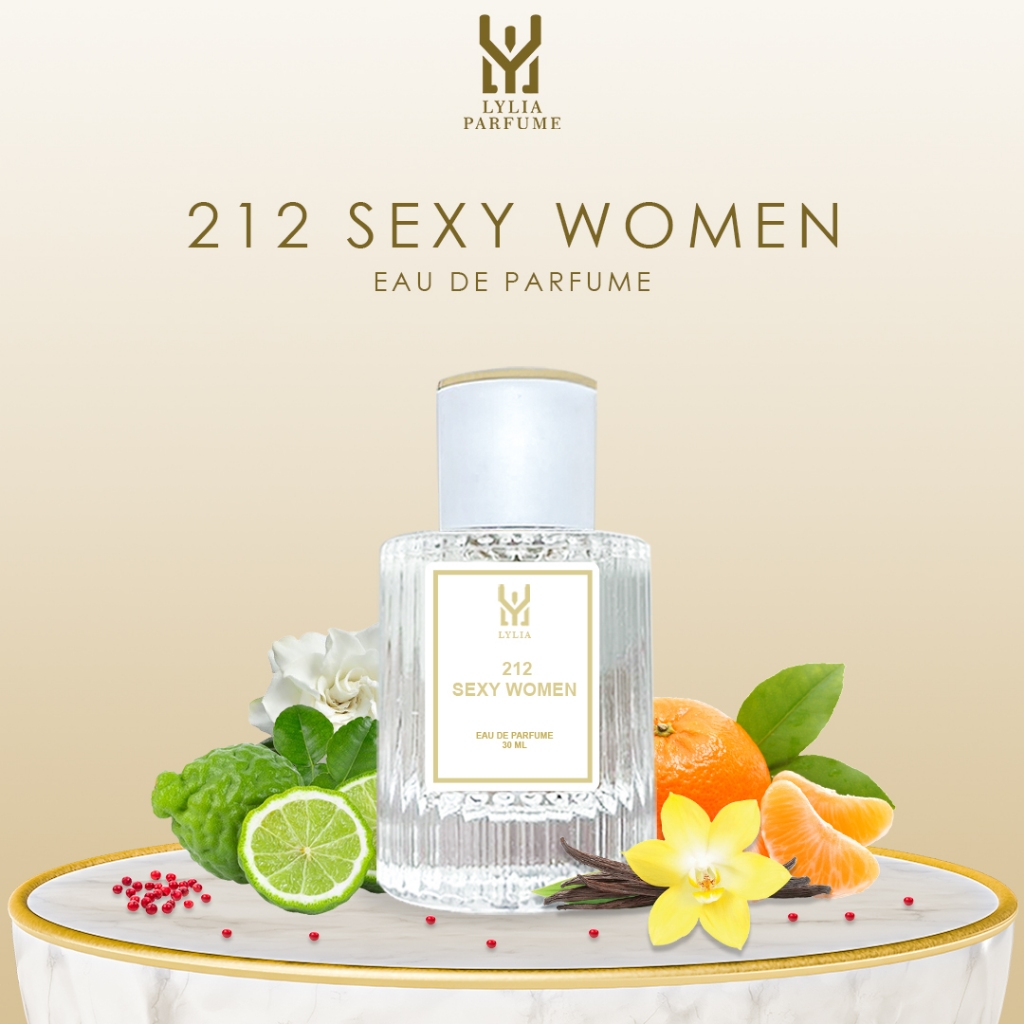Jual Parfum Wanita 212 Sexy Women Wangi Bunga dan Buah Segar Tahan ...