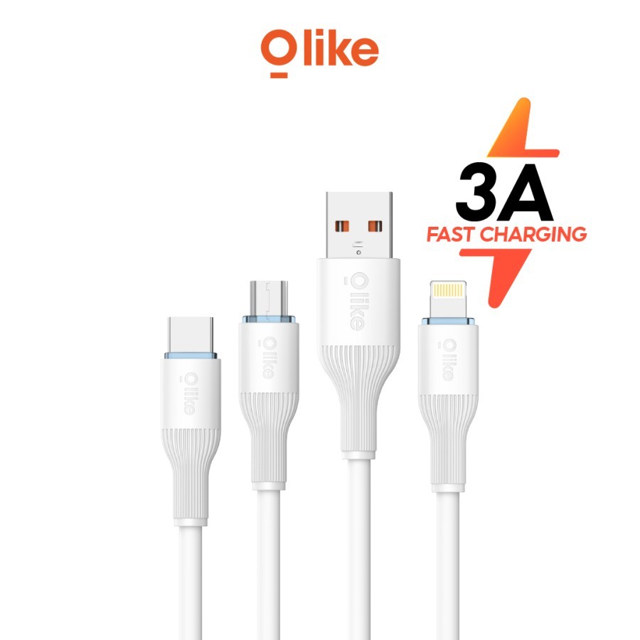 Jual OLIKE Kabel Data D205 Fast Charging Up to 60W Data Cable 100cm USB ...