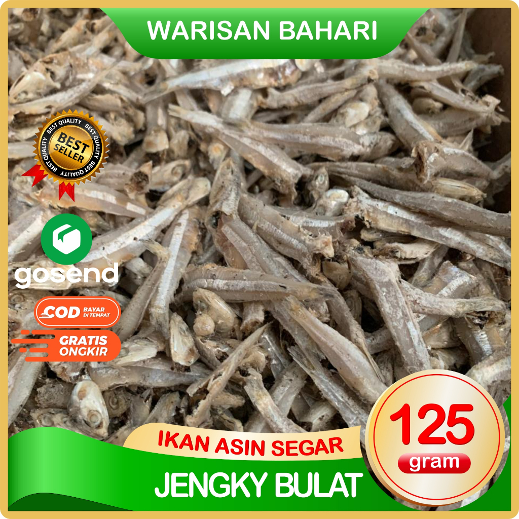 Jual Teri Jengky Bulat Ikan Asin Teri Jengky Vip 125gr | Shopee Indonesia