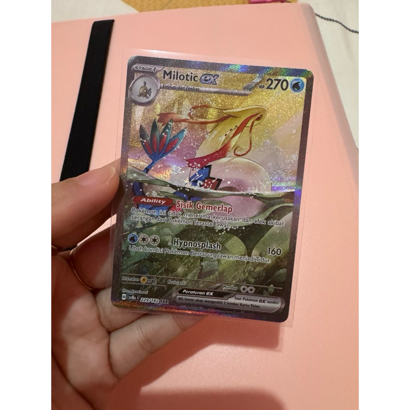 Jual Milotic EX SAR - Pokemon Booster Pack Kilat Rasi (free toploader ...