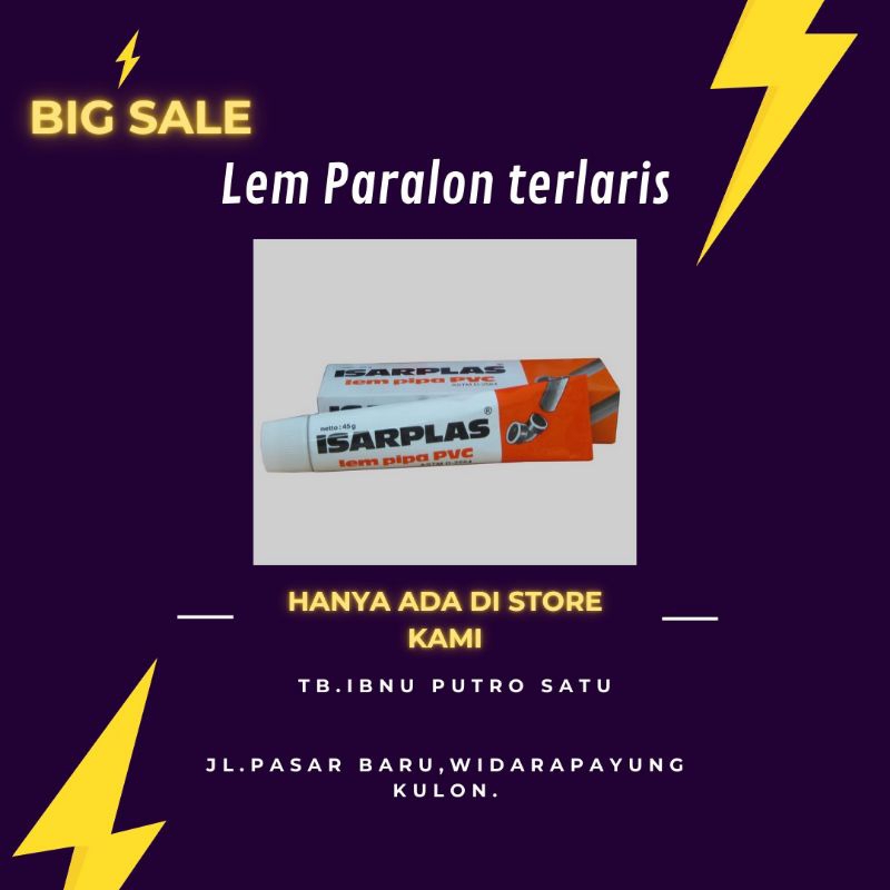 Jual Lem paralon IsarplasLem Isarplas untuk pipa paralonLem paralon ...