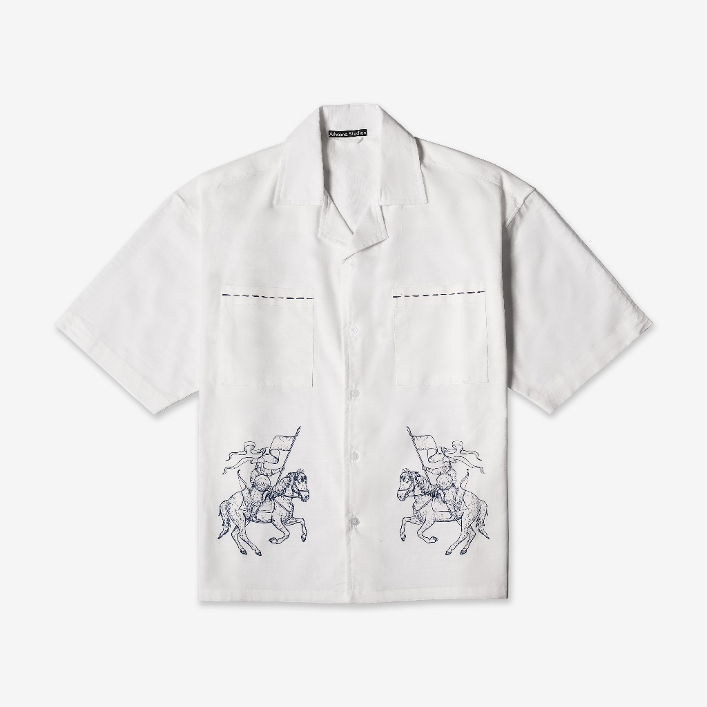 Jual Arholma Studios - Boxy Shirt 'Icarus' White | Shopee Indonesia