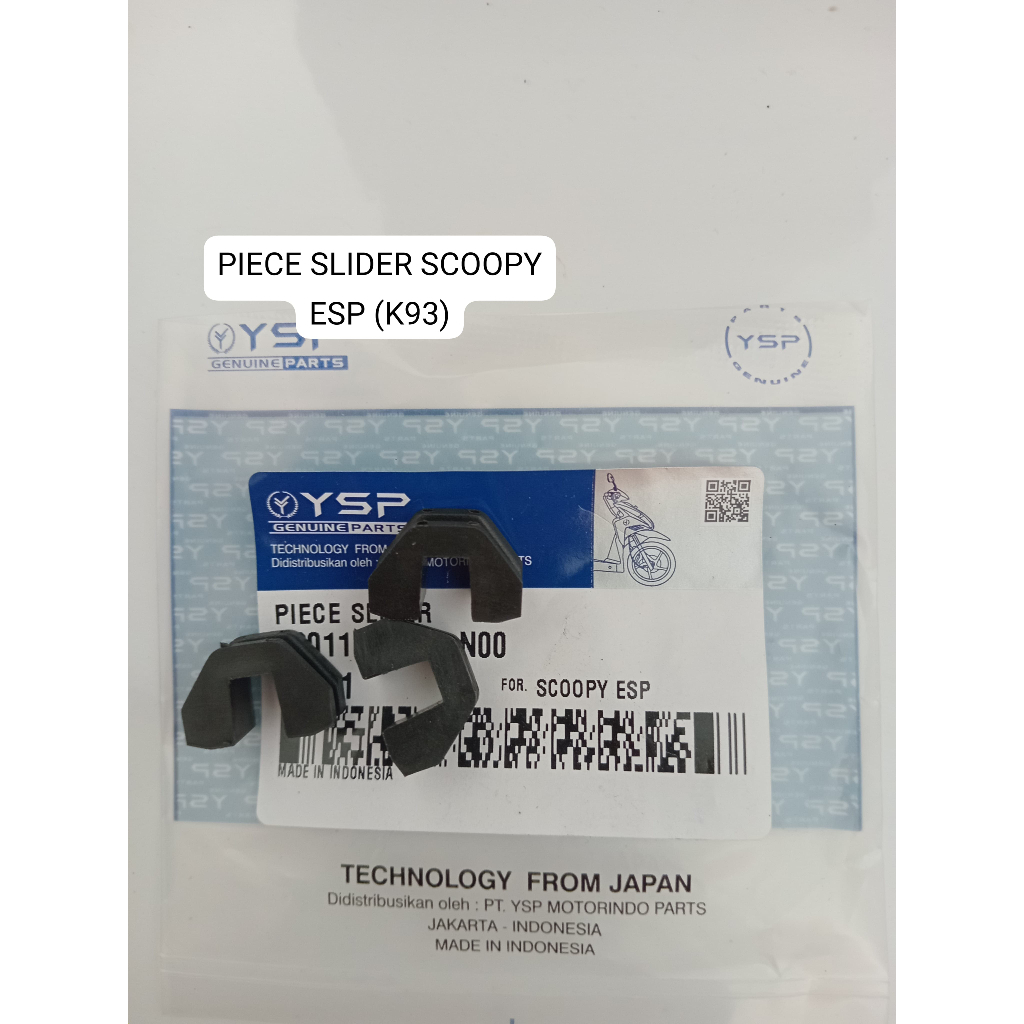 Jual GROSIR (YSP) (Harga per 10set) PIECE SLIDER SCOOPY ESP K93 /VARIO ...