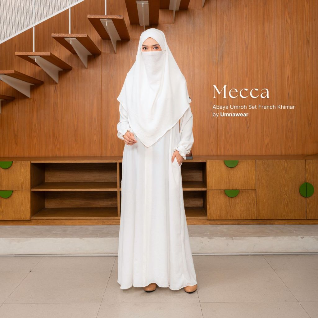 Jual Mecca Abaya Set French Khimar Syari Umroh Haji Gamis FK Lebaran dan hari Raya Terbaru By ...